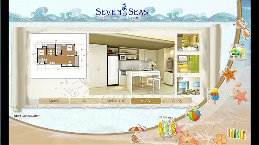 Interactive Seven seas Condo และ Savanna Sands Condo | Dynamicwork.co.,ltd