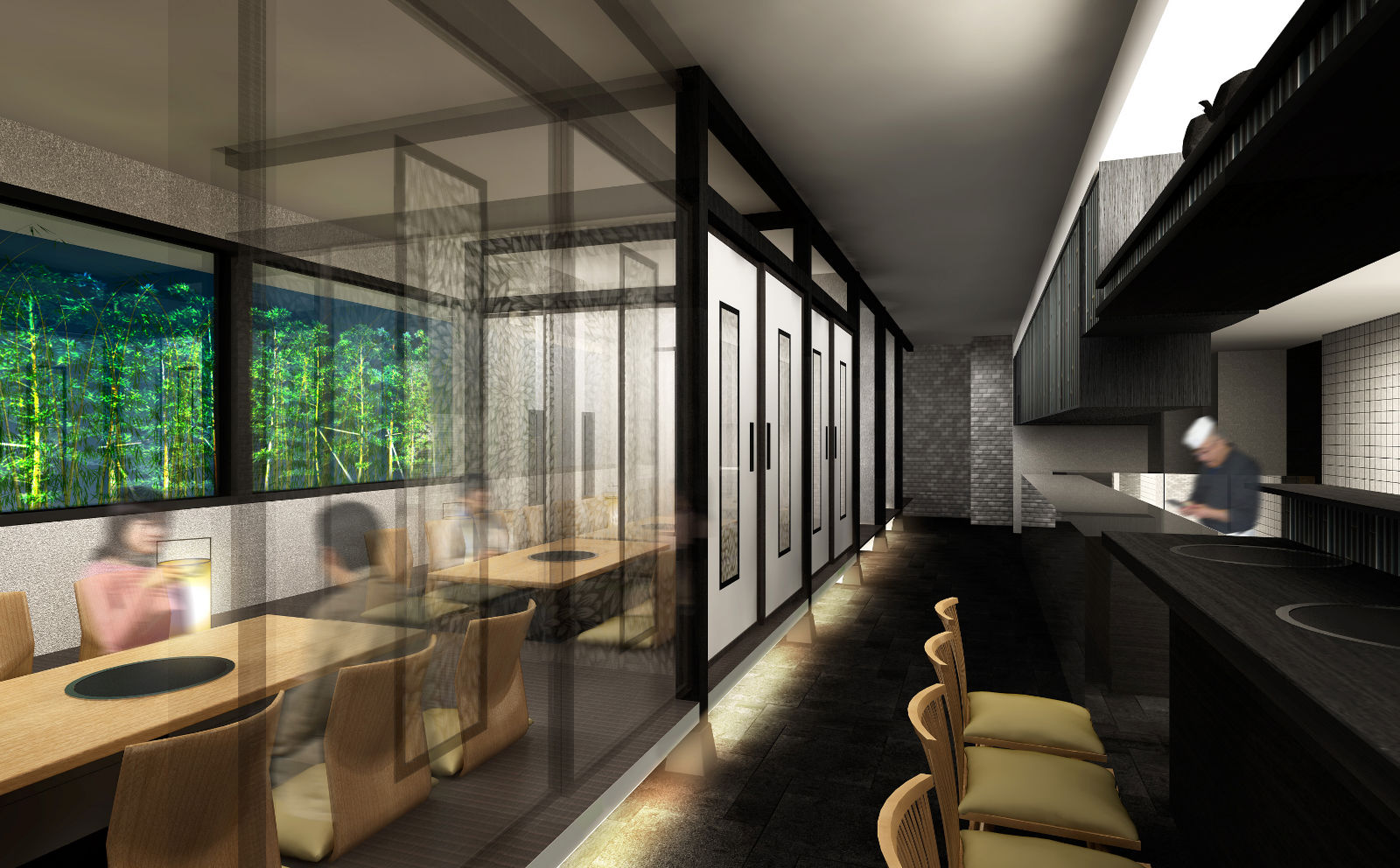 3D Perspective kamiya actBBQ | Dynamicwork.co.,ltd